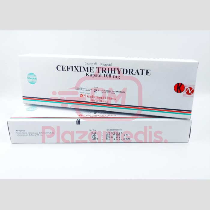 Cefixime 100 mg Kapsul PT. Cipta Viriya Guna Tangerang - Plaza Medis