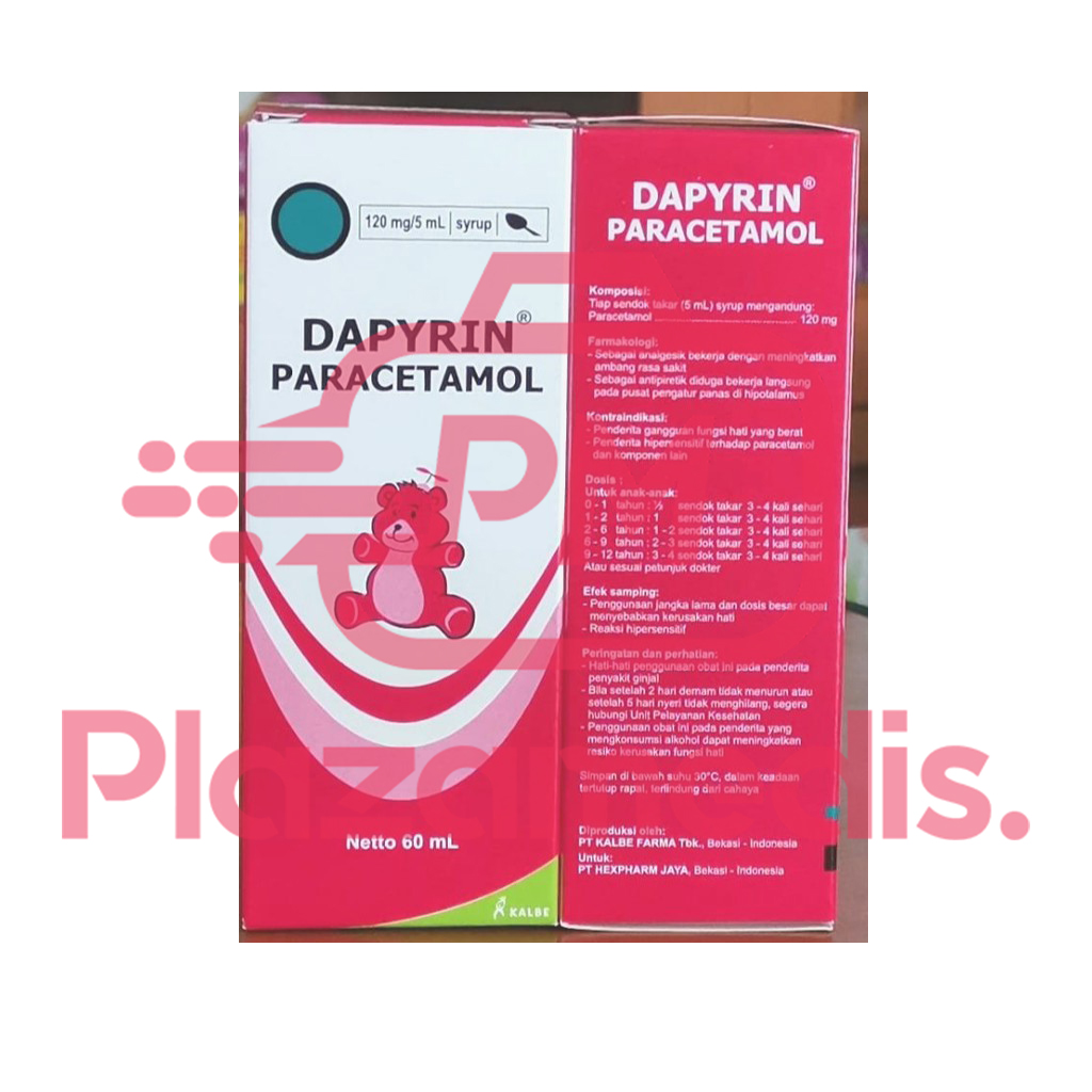 Dapyrin 60 ml Syrup PT. Cipta Viriya Guna Tangerang - Plaza Medis