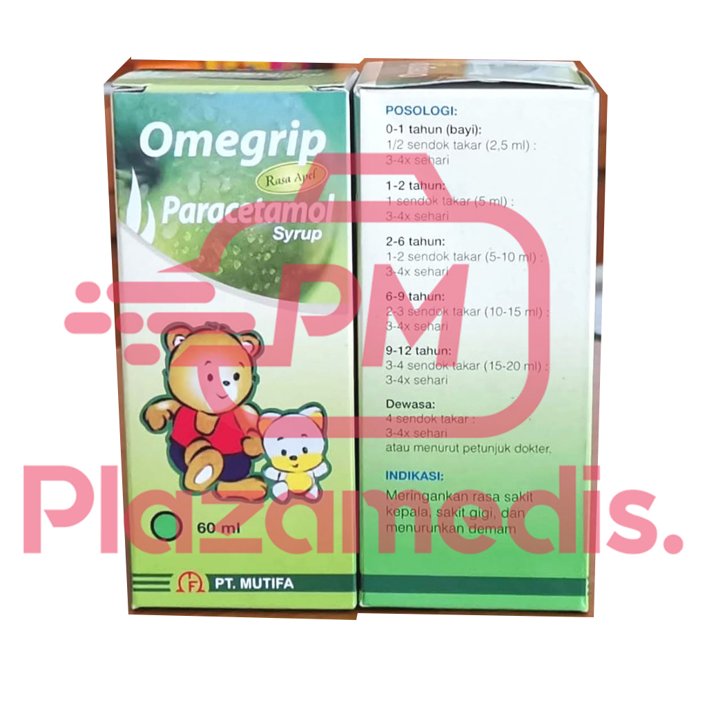 Omegrip 60 ml Syrup PT. Cipta Viriya Guna Tangerang - Plaza Medis