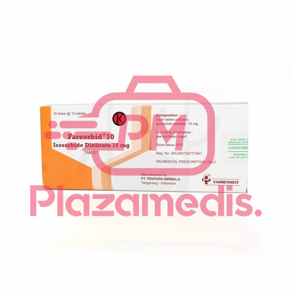 Farsorbid 10 mg Tablet PT. Cipta Viriya Guna Tangerang - Plaza Medis