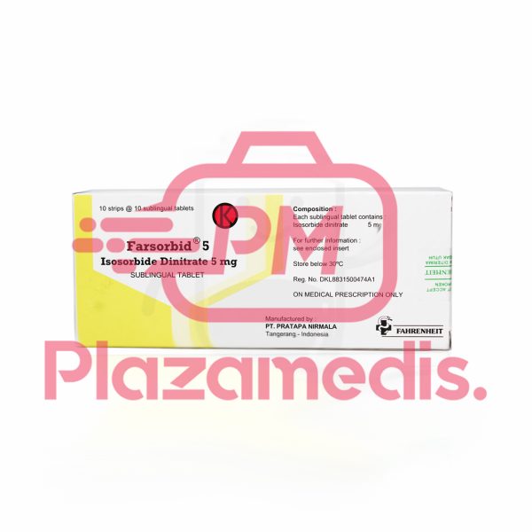 Farsorbid 5 mg Tablet PT. Cipta Viriya Guna Tangerang - Plaza Medis