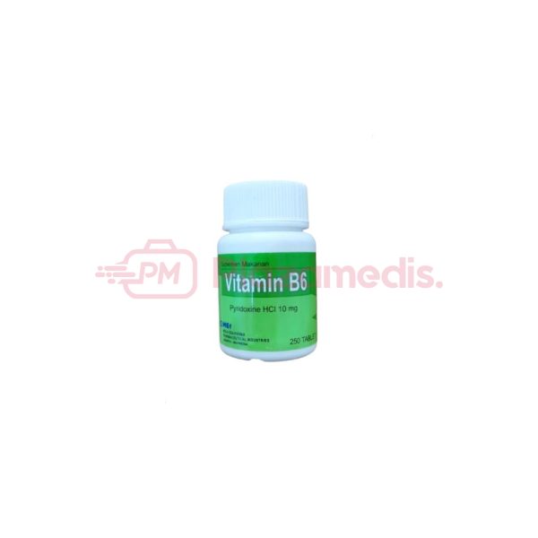 Vitamin B6 Tablet Pot isi 250 - Plaza Medis